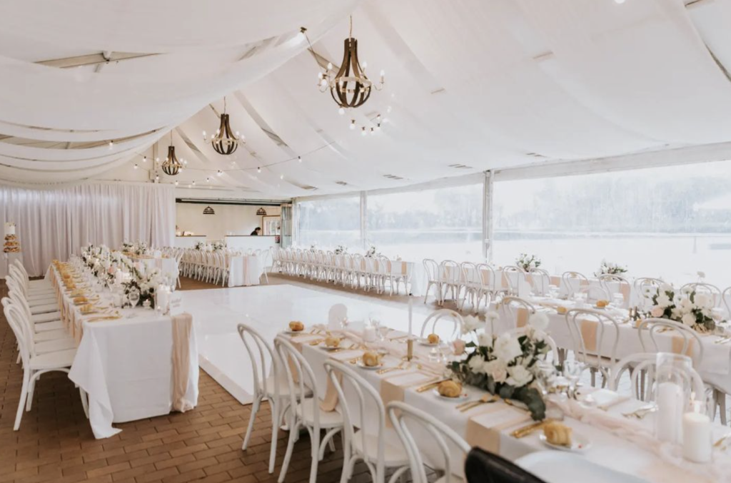 Timber Trestle Table Hire - 1.8m | Sydney Hire a Stage